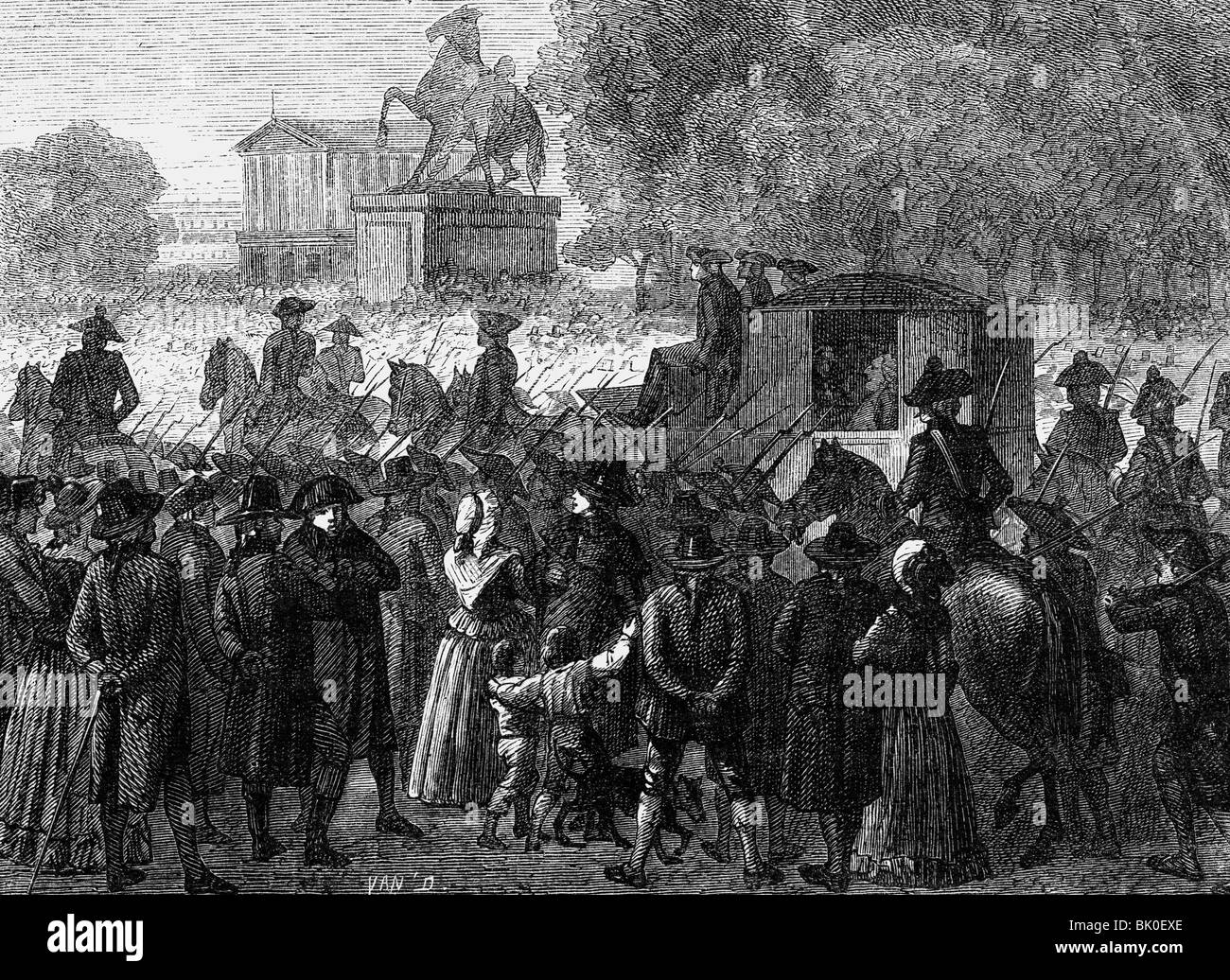 Louis XVI, 23.8.1754 - 21.1.1793, King of France 10.5.1774 - 21.9.1792 ...