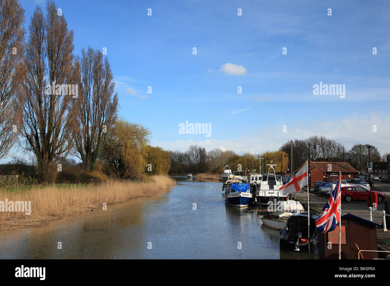 River Stour in Sandwich Town Kent United Kingdom Stock Photo - Alamy
