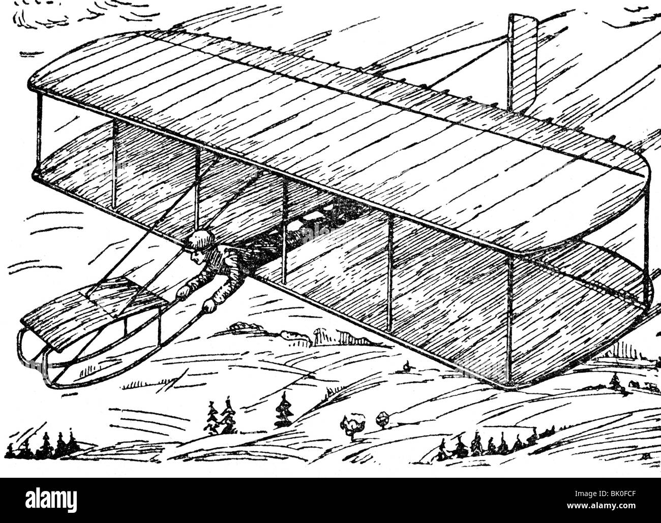 Orville and wilbur wright airplane High Resolution Stock Photography ...