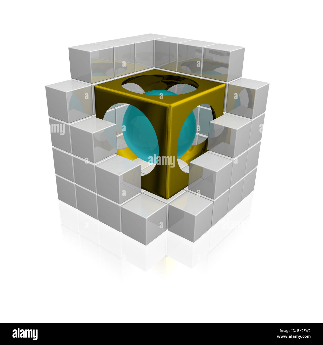 Cube science Cut Out Stock Images & Pictures - Alamy