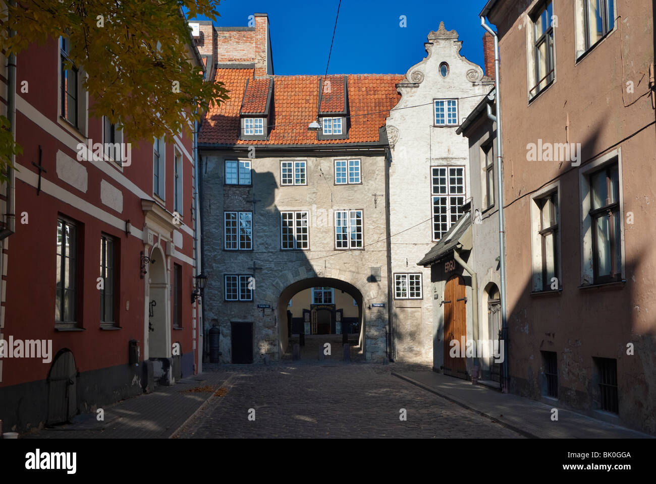 Swedish gates in Riga old town Stock Photo - Alamy