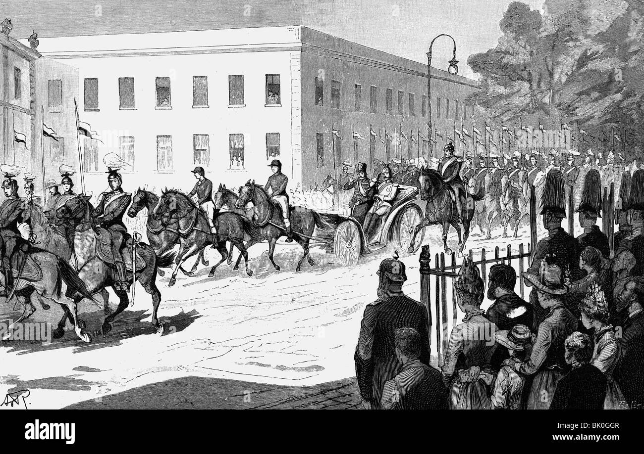 Naser al din shah qajar 1831 1896 Black and White Stock Photos & Images ...