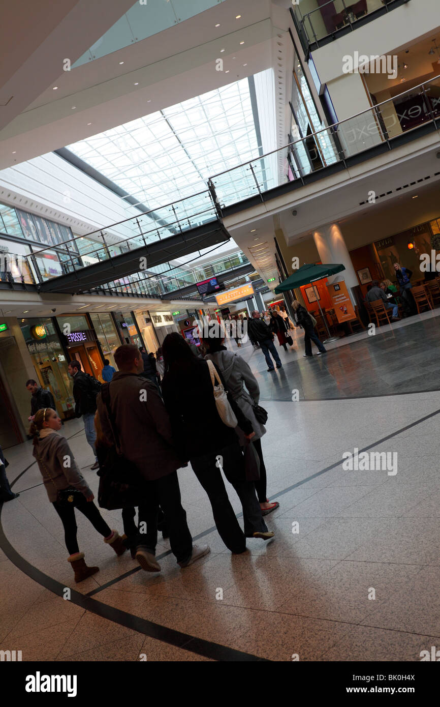 Interior of the Arndale Shopping Center/Centre in the City of ...