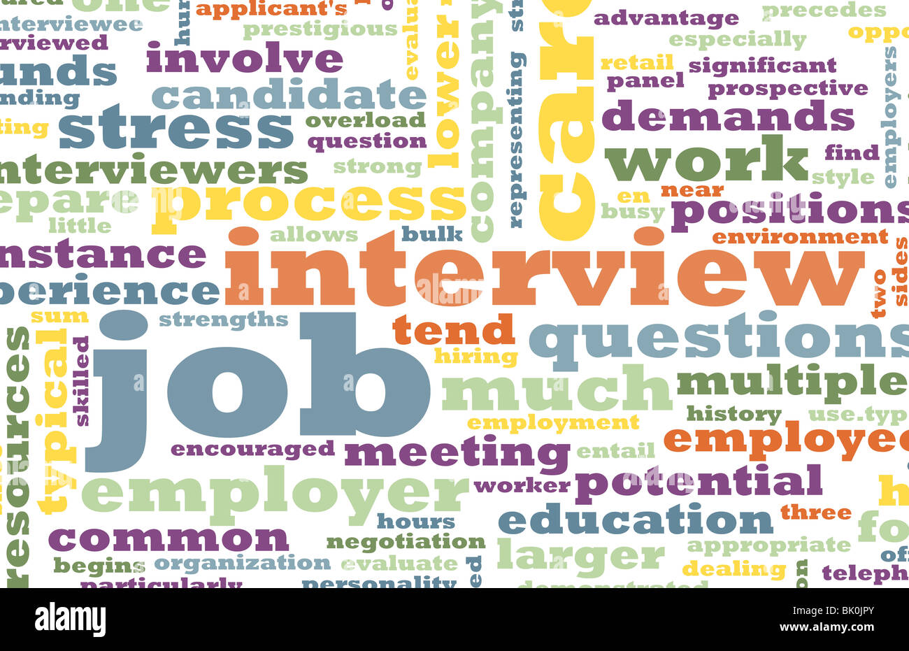 Job Interview Preparation As a Career Stock Photo - Alamy