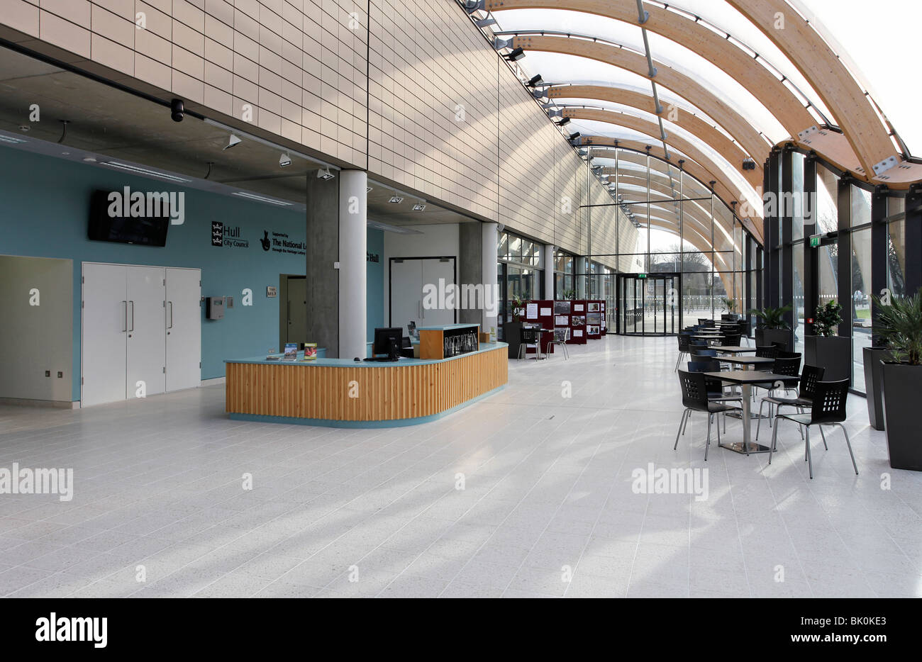 Reception at Hull History Centre Stock Photo - Alamy