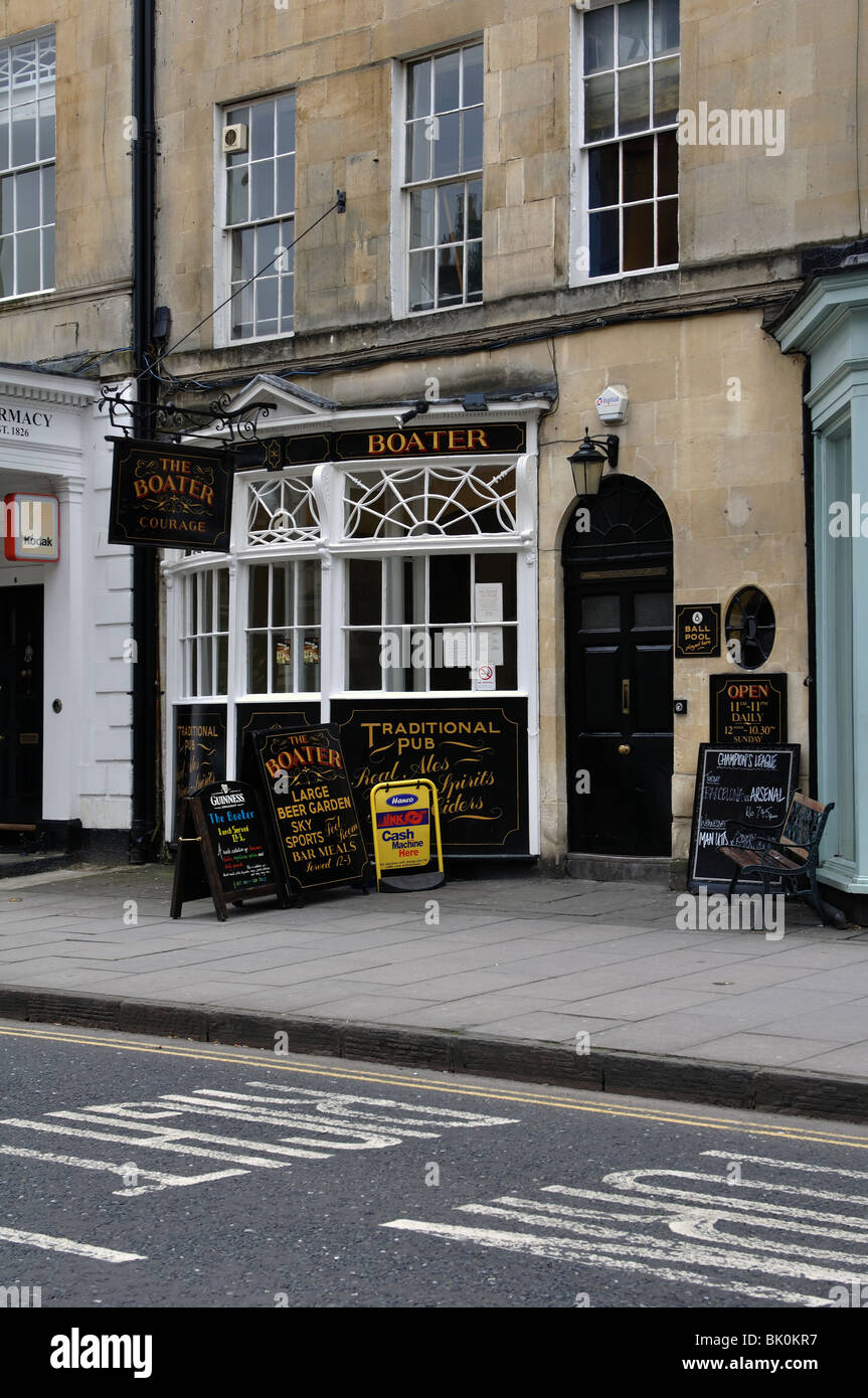 The Boater pub, Bath, Somerset, England, UK Stock Photo - Alamy