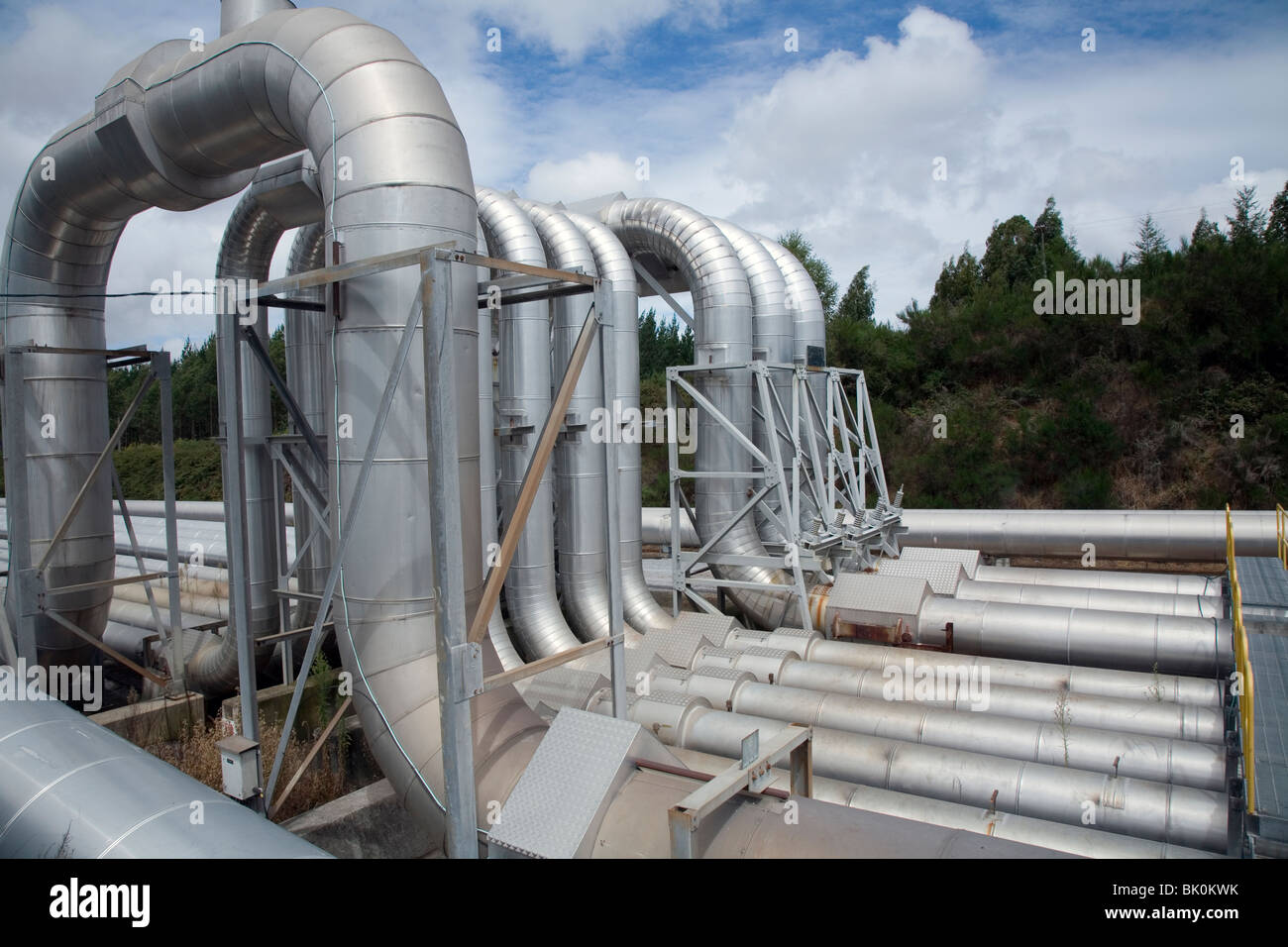 Pipelines New Zealand Stock Photo - Alamy