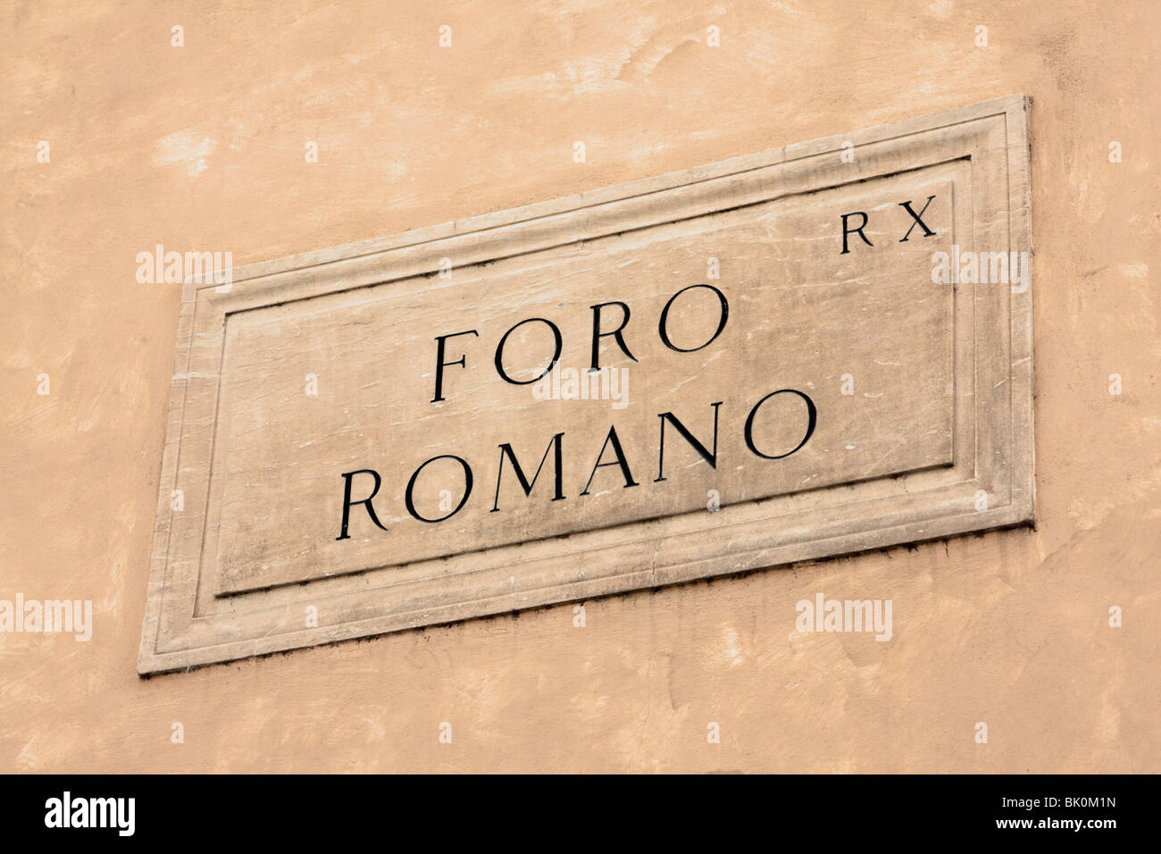 Rome sign hi-res stock photography and images - Alamy