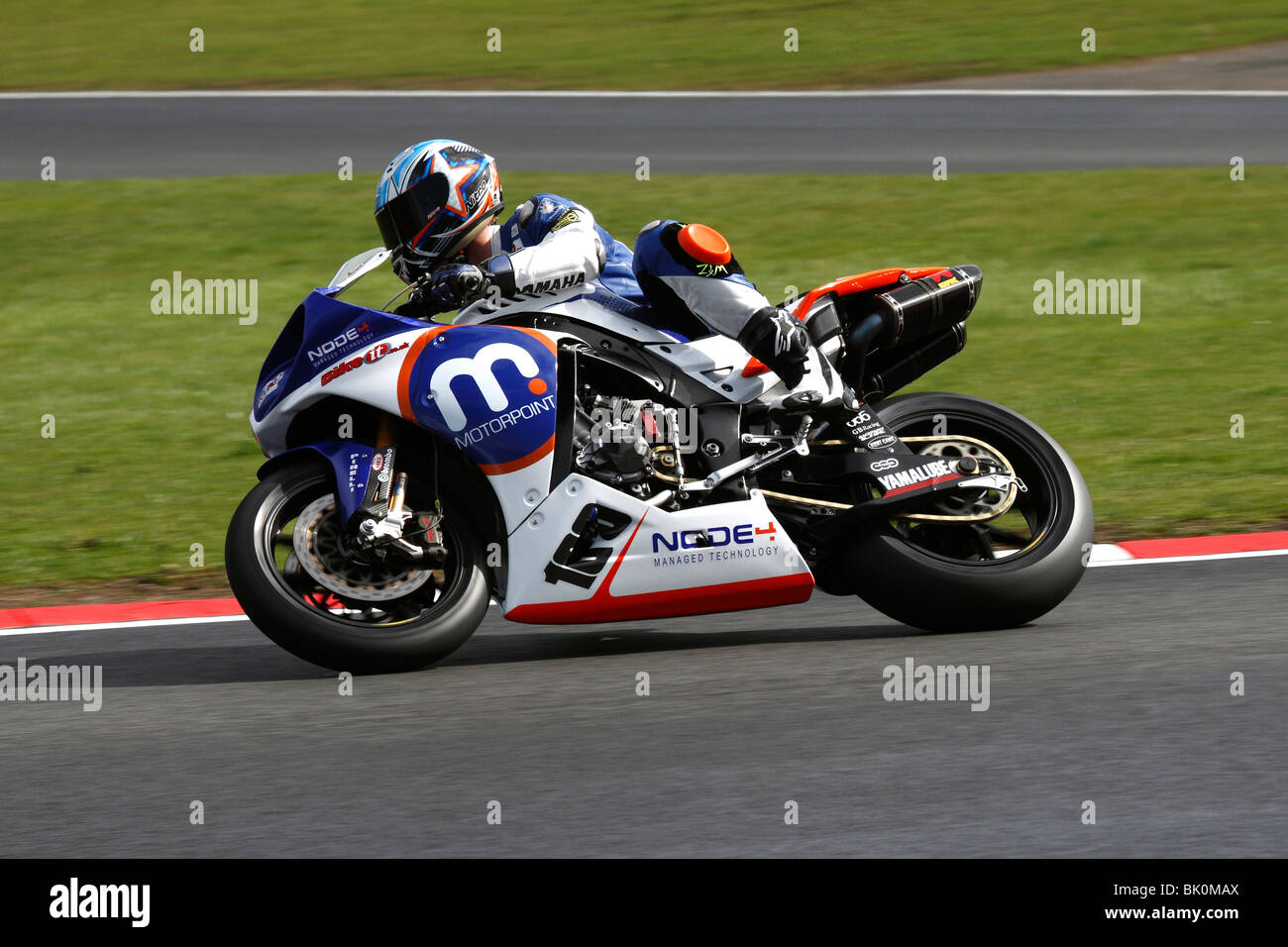 Neil Hodgson riding a Motorpoint Yamaha at the first BSB British ...