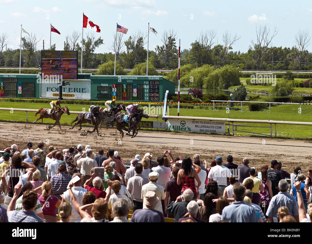 Race Track. Fort Erie, Canada Stock Photo - Alamy
