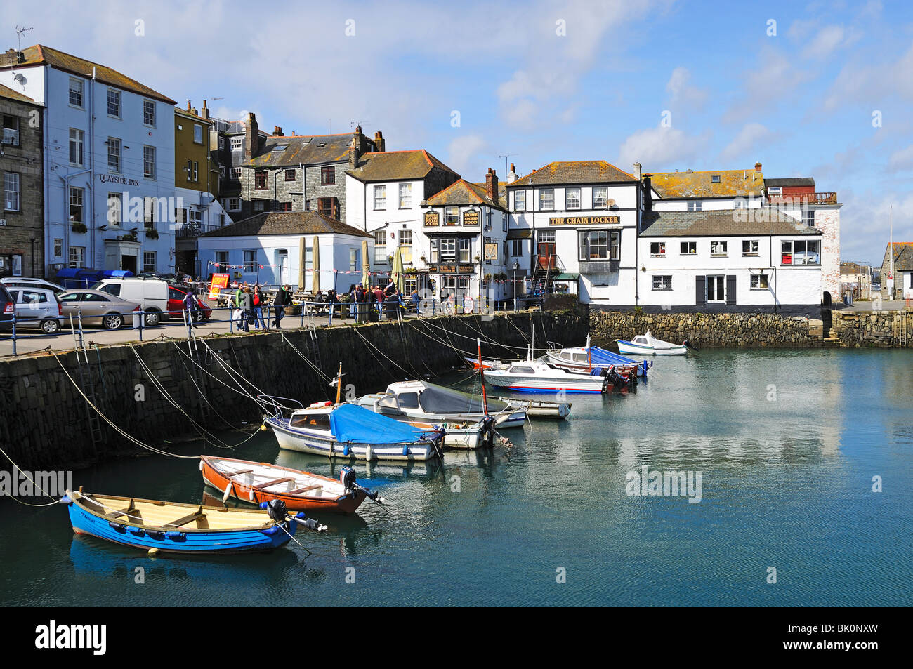Custom House quay, Falmouth, Cornwall, UK Stock Photo - Alamy