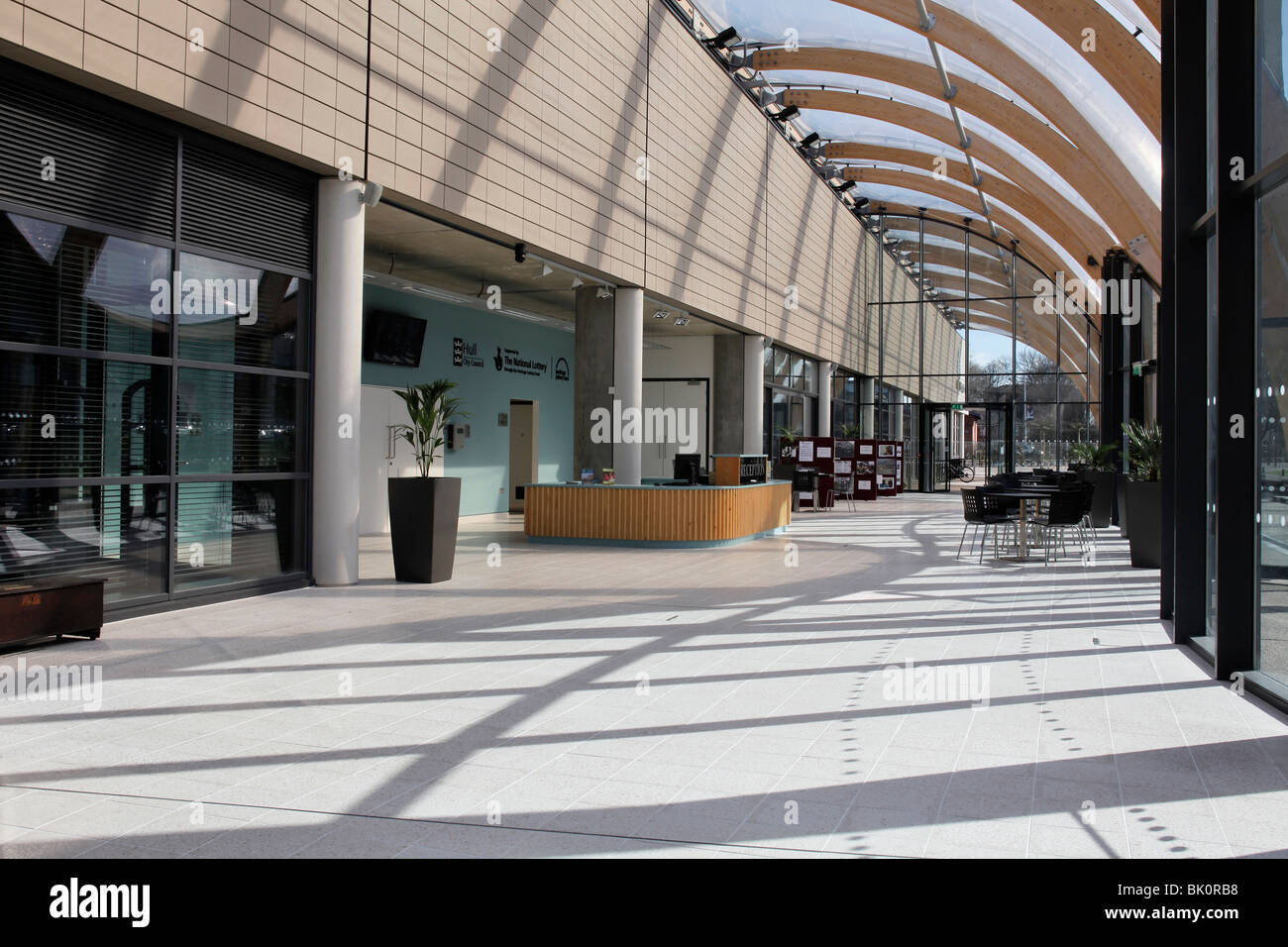 Reception at Hull History Centre Stock Photo - Alamy