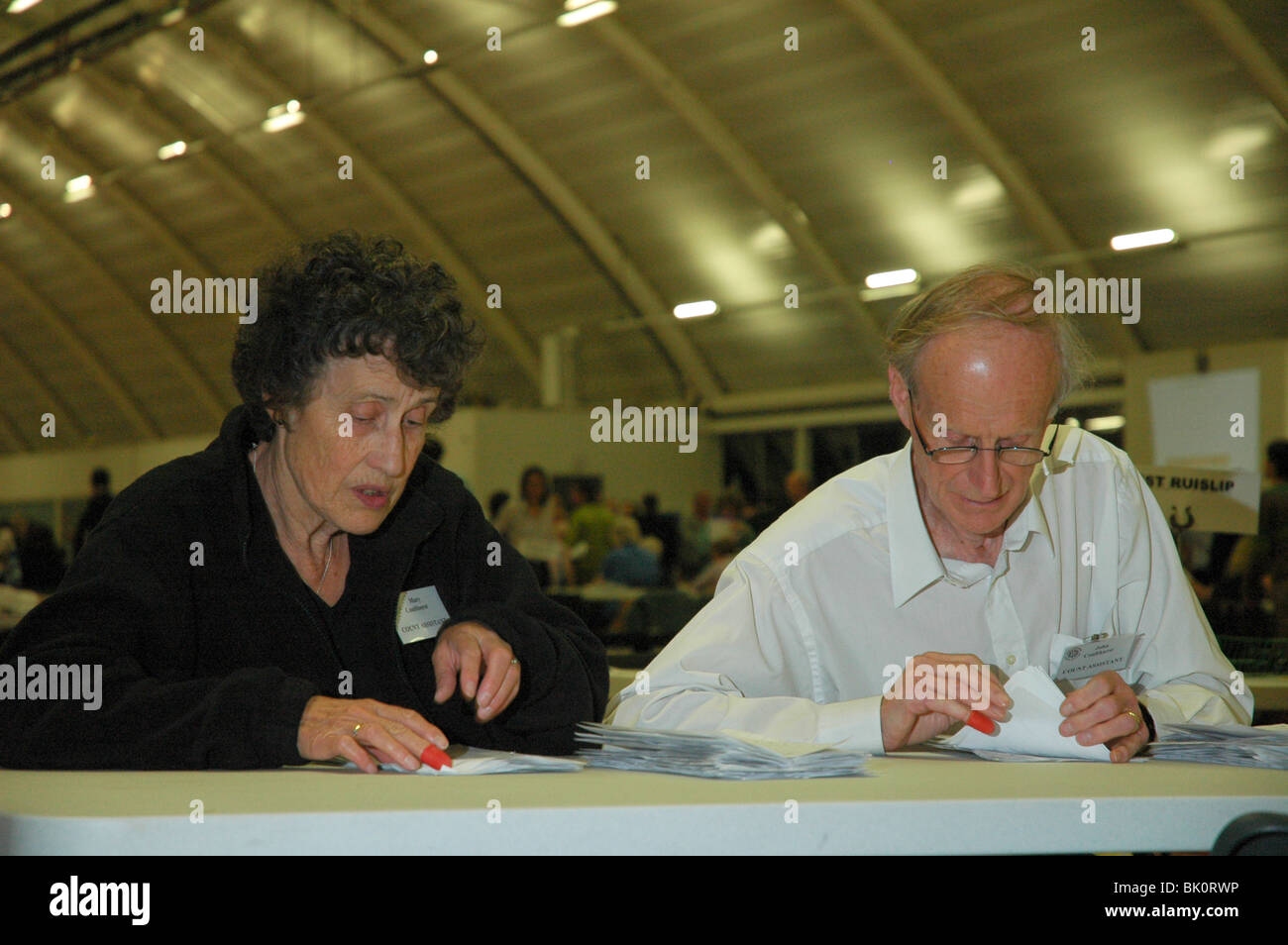 Local elections vote count Stock Photo - Alamy