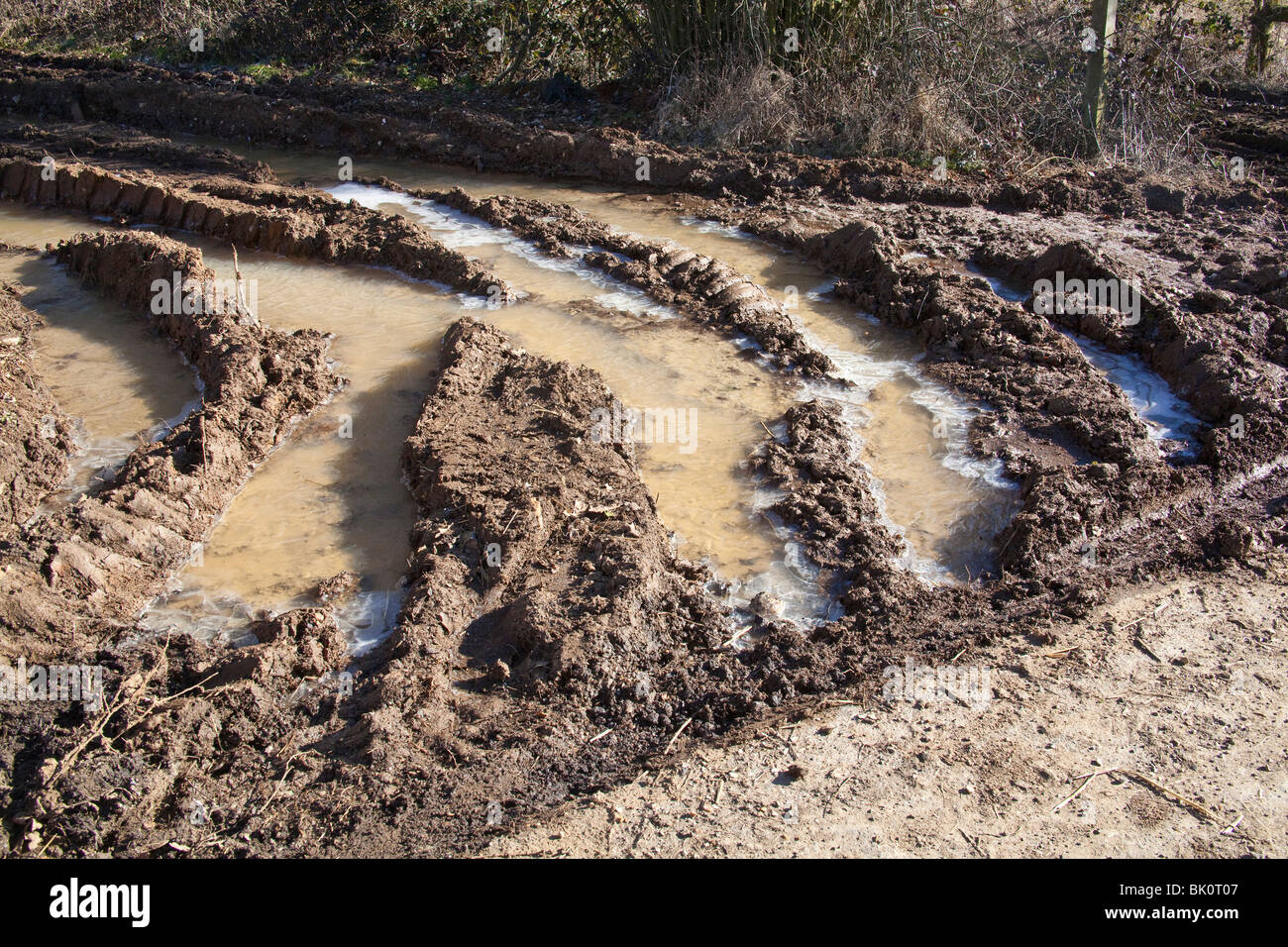 Muddy Tractor Tracks High Resolution Stock Photography and Images - Alamy