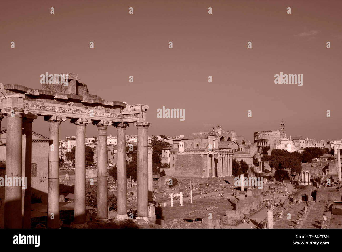 Roman forum panorama hi-res stock photography and images - Alamy