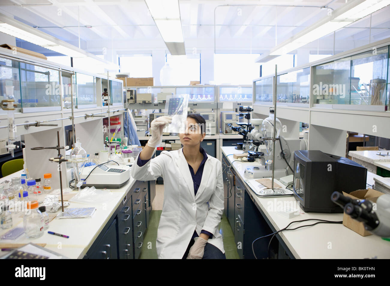 Indian Scientist In Lab