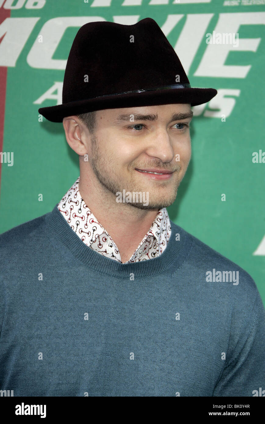 JUSTIN TIMBERLAKE 2006 MTV MOVIE AWARDS SONY STUDIOS CULVER CITY LOS ...