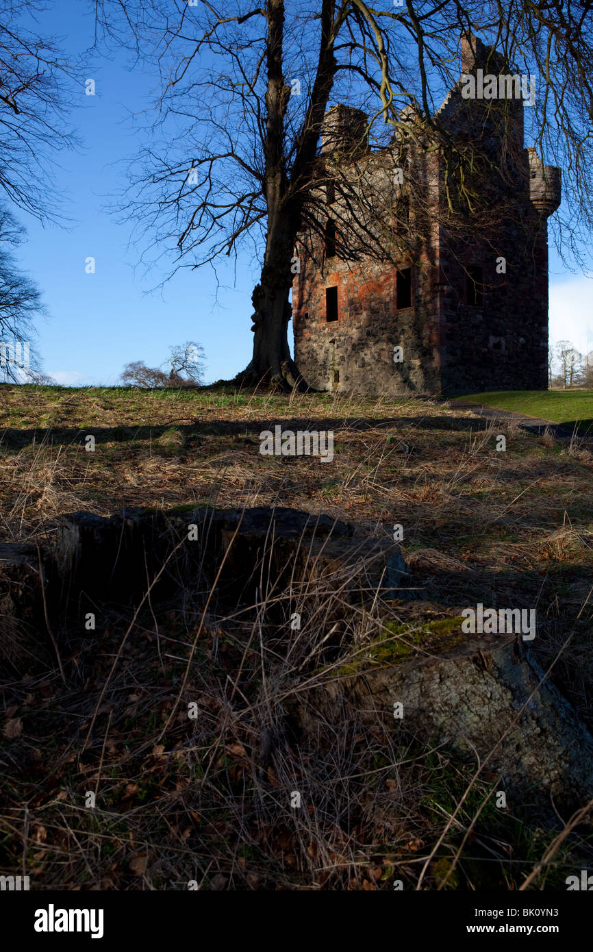 Greenknowe tower hi-res stock photography and images - Alamy