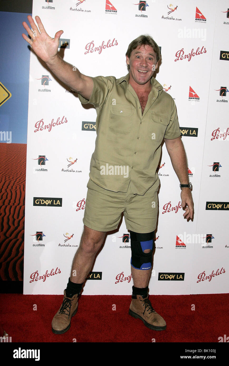 STEVE IRWIN G'DAY LA PENFOLDS ICON GALA HOLLYWOOD PALADIUM LOS ANGELES ...