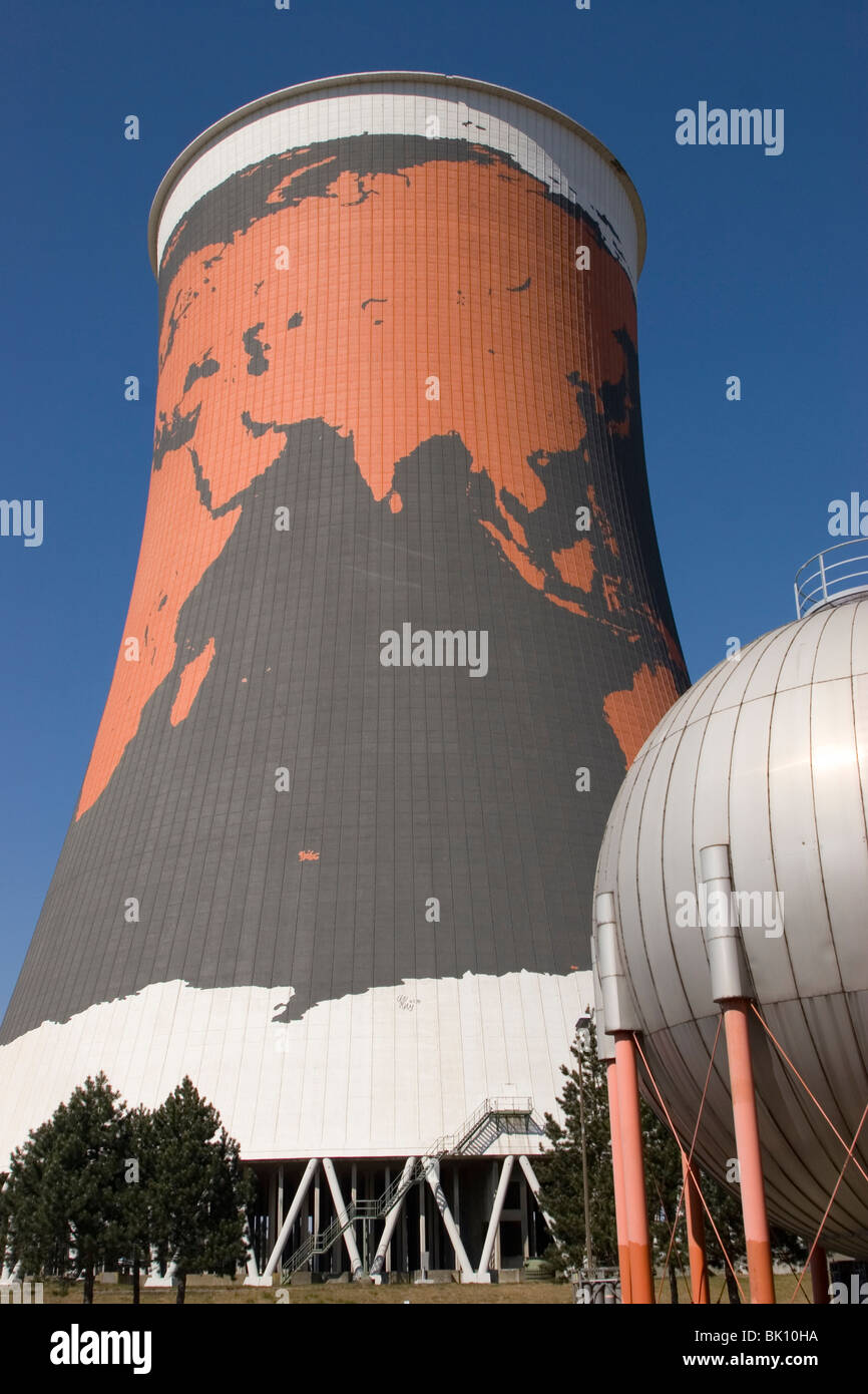 Disused gasfired power plant Stock Photo - Alamy