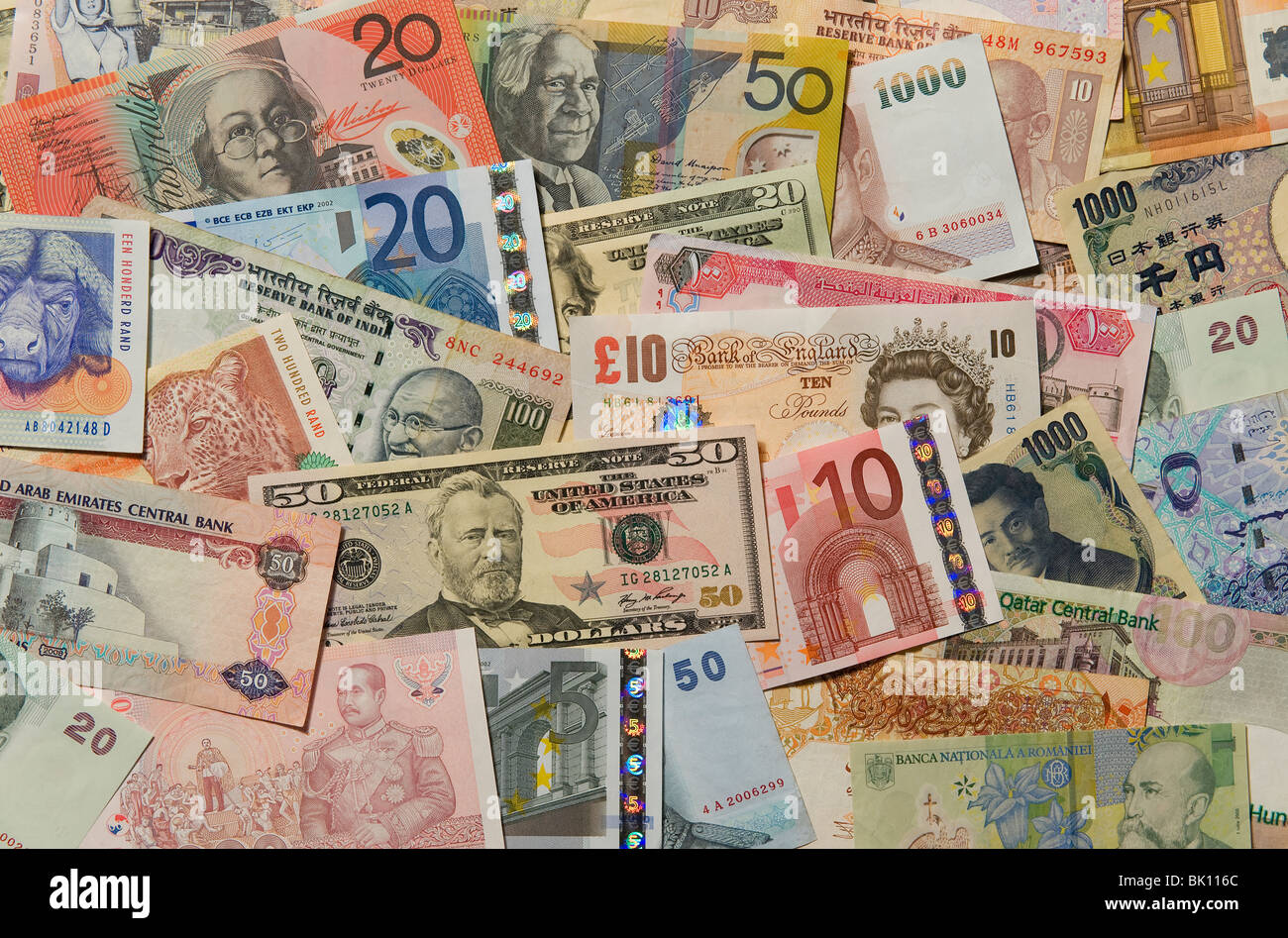 Foreign banknotes hi-res stock photography and images - Alamy