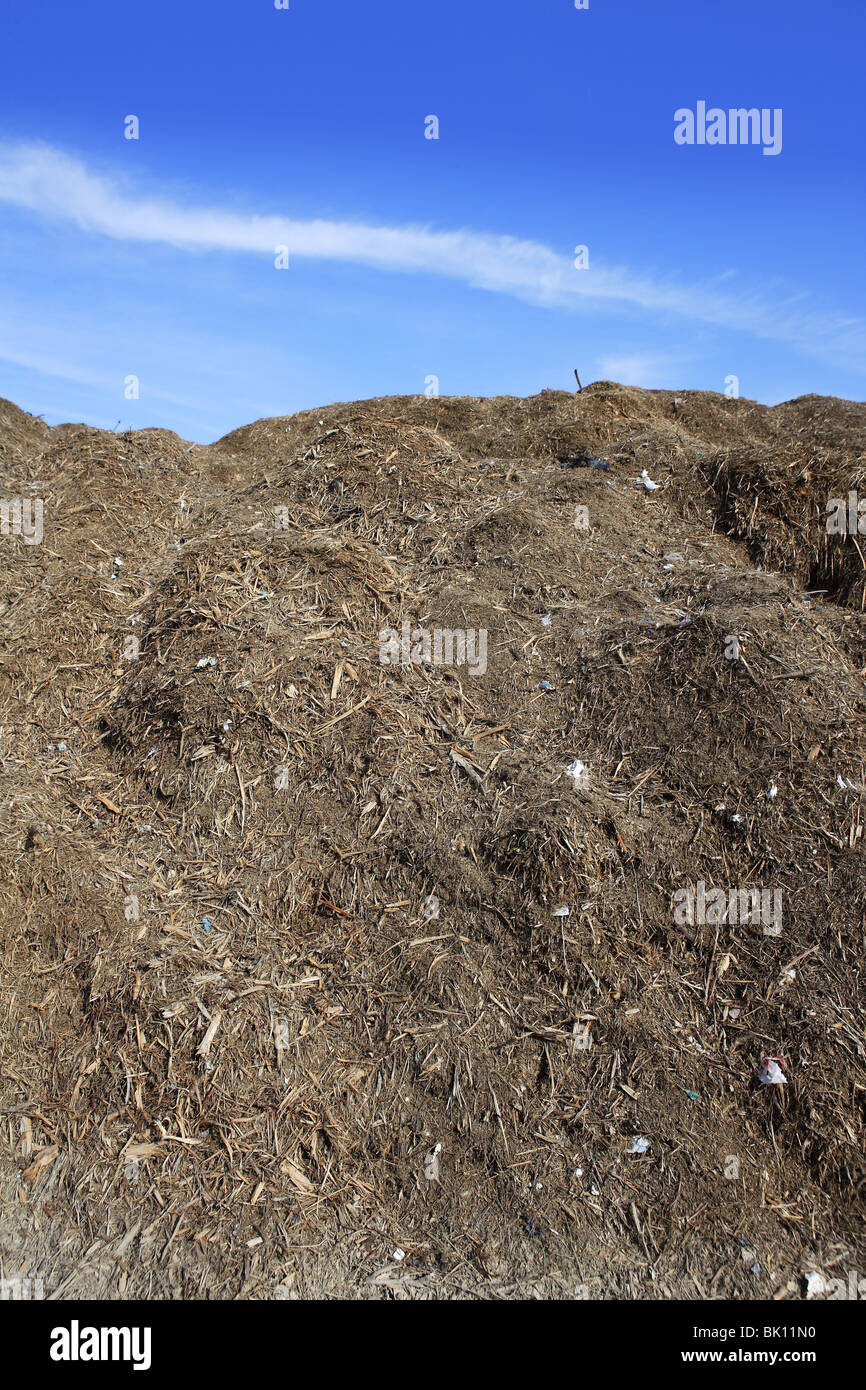 Compost big mountain outdoor ecological recycle industry environment ...