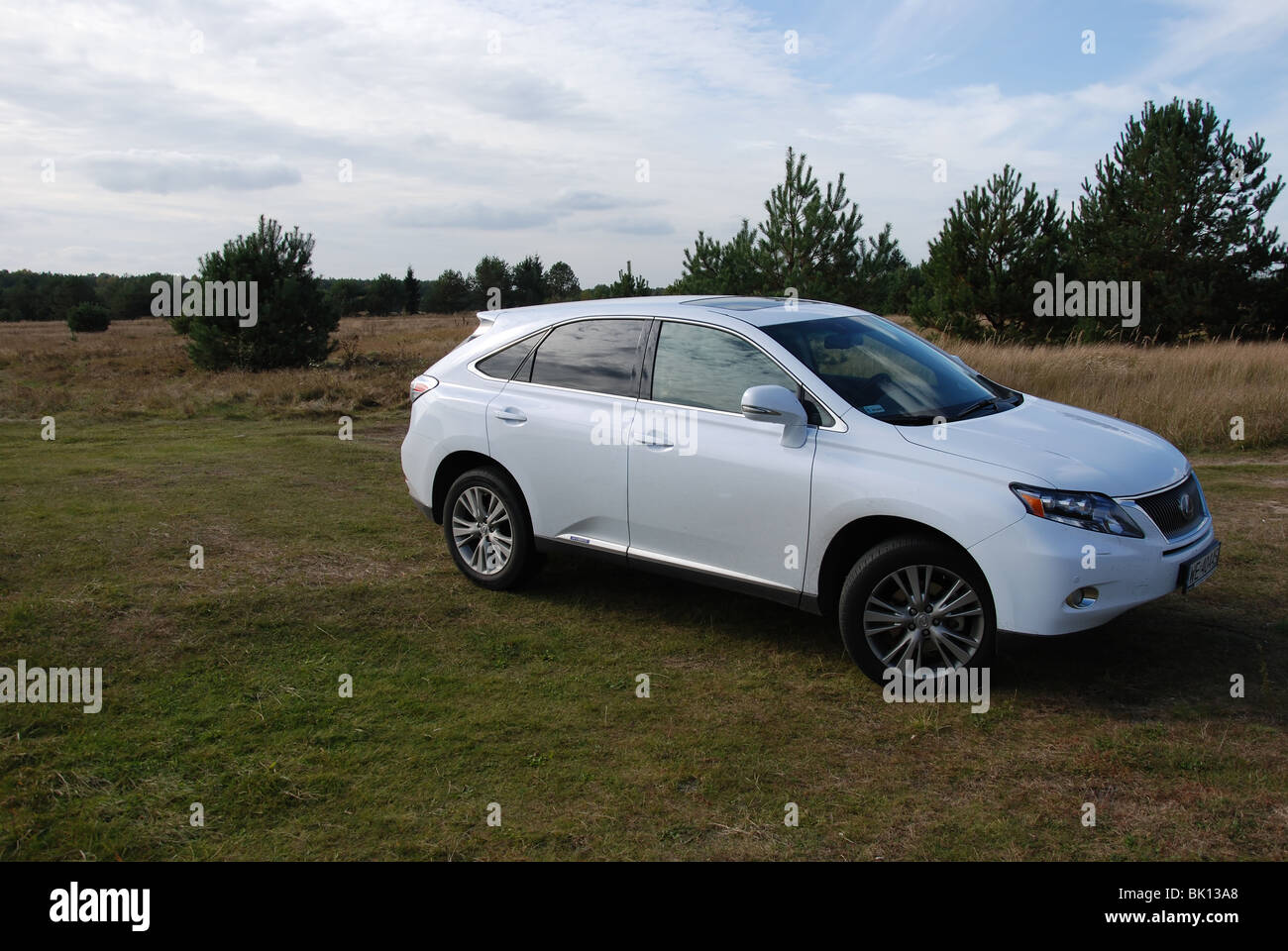 Lexus RX 450h (hybrid SUV) - MY 2009 - white - five doors (5D ...