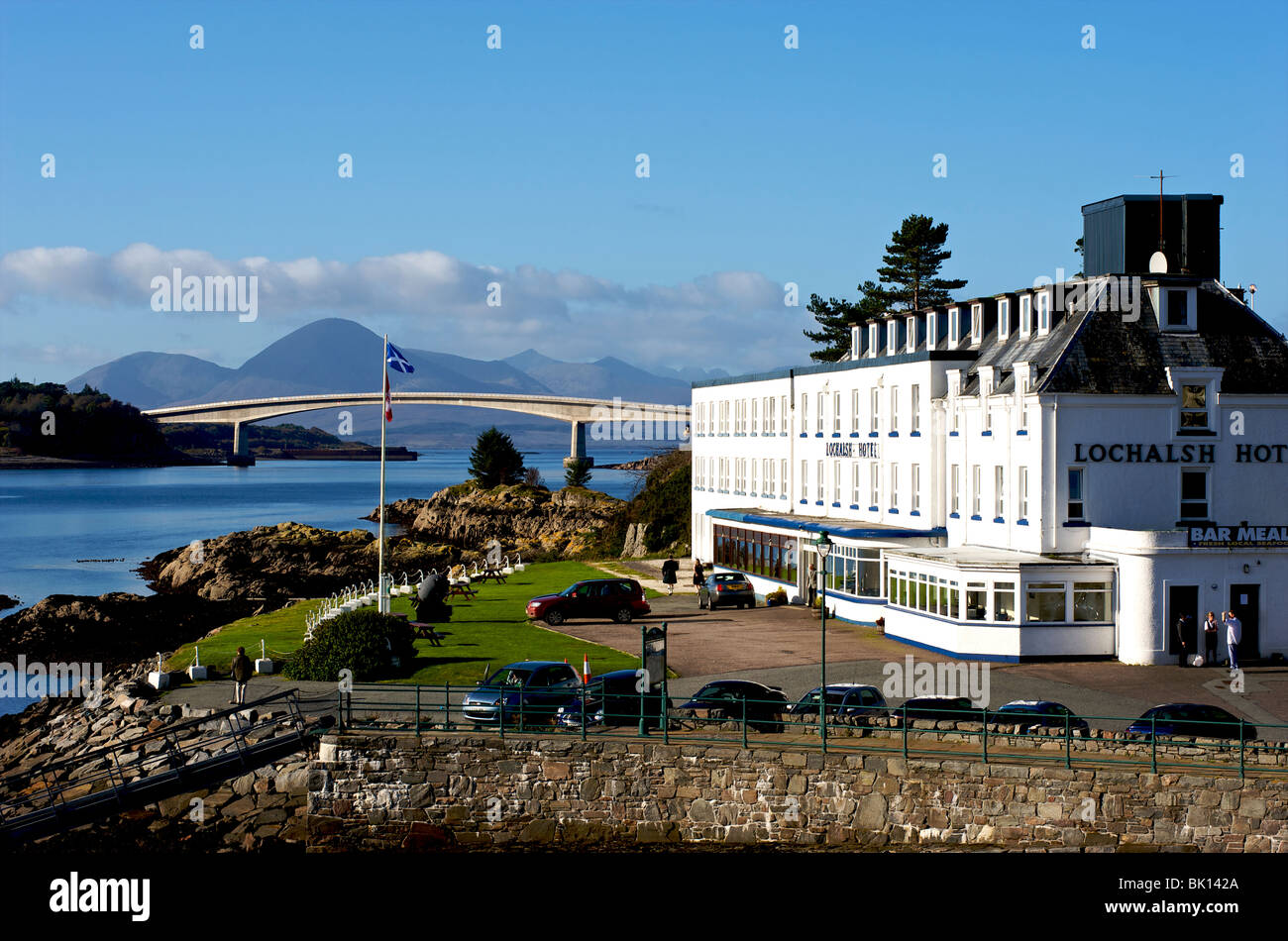 Scotland, Lochalsh Hotel Stock Photo - Alamy