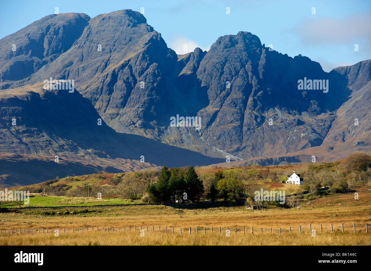 Scotland, Skye island, the Cuillins mountains Stock Photo - Alamy