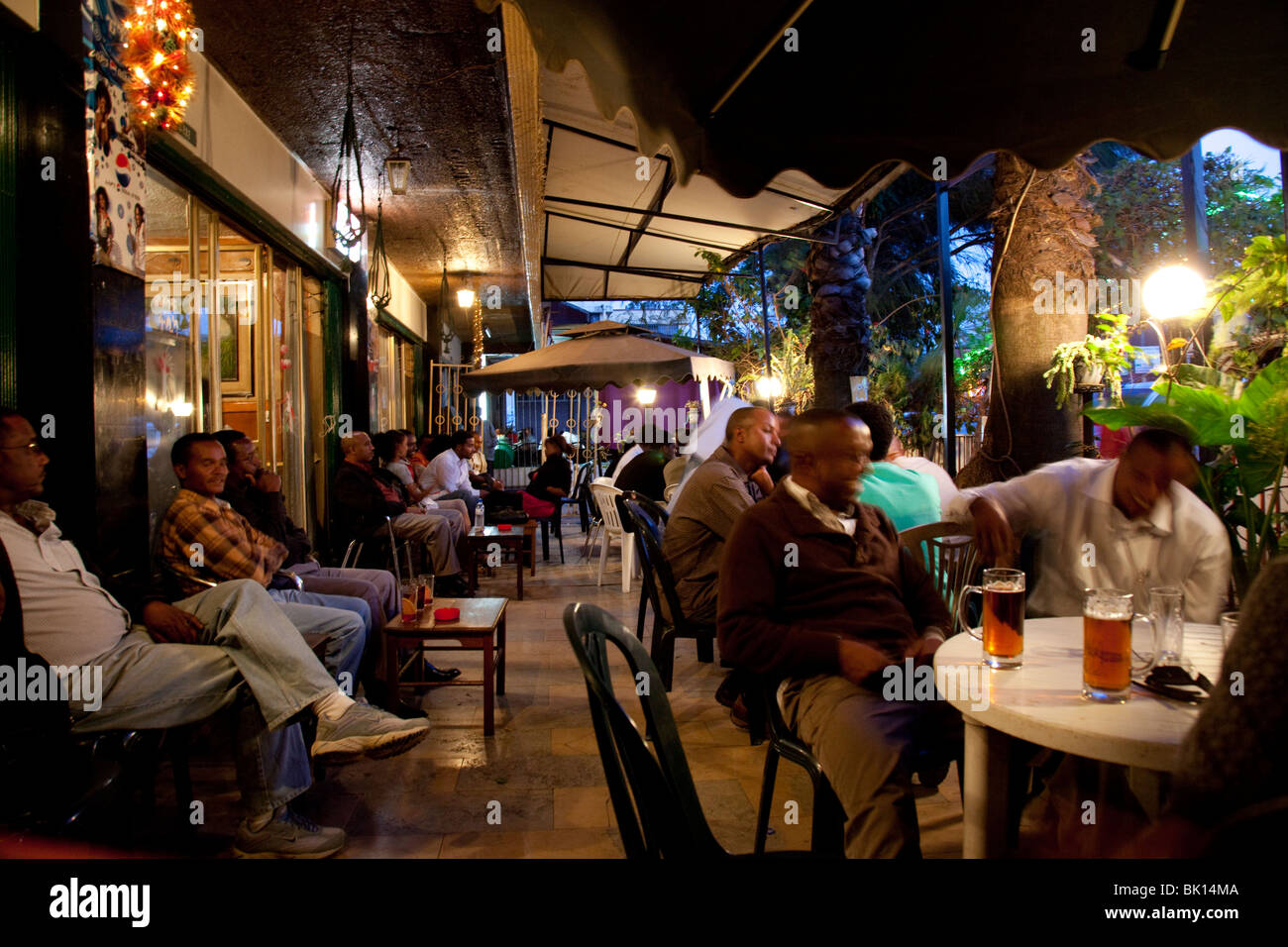 Bar, Addis Ababa, Ethiopia Stock Photo - Alamy
