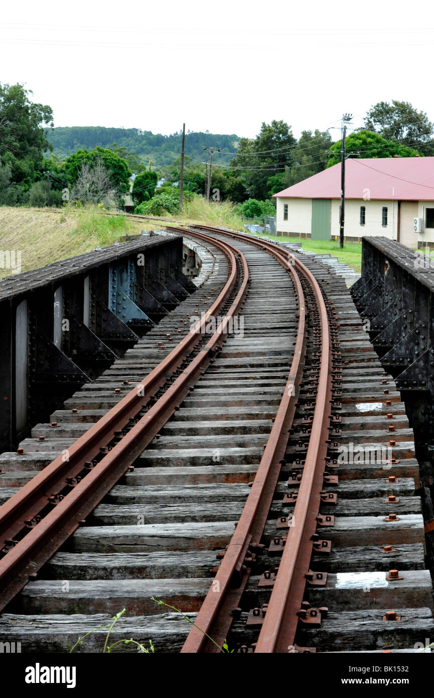 Rusted railway line hi-res stock photography and images - Alamy
