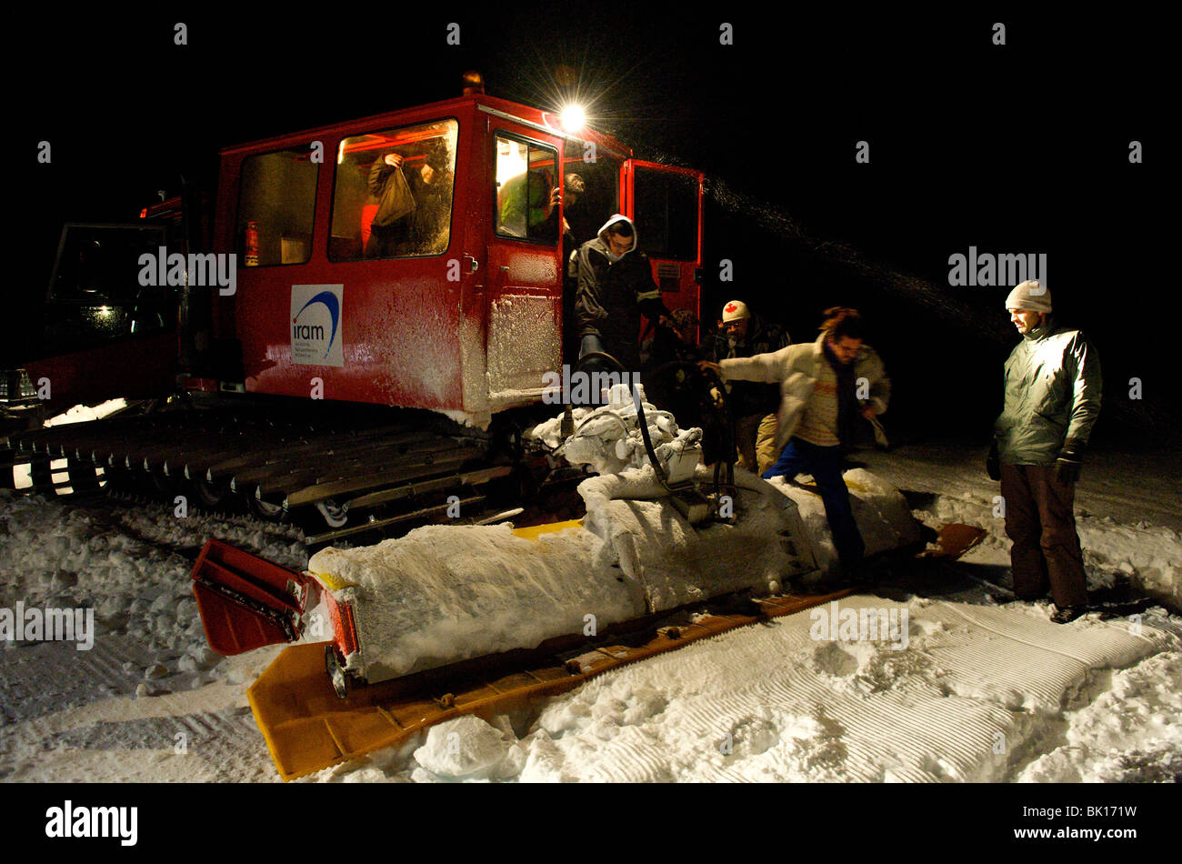 Piste machine hi-res stock photography and images - Alamy