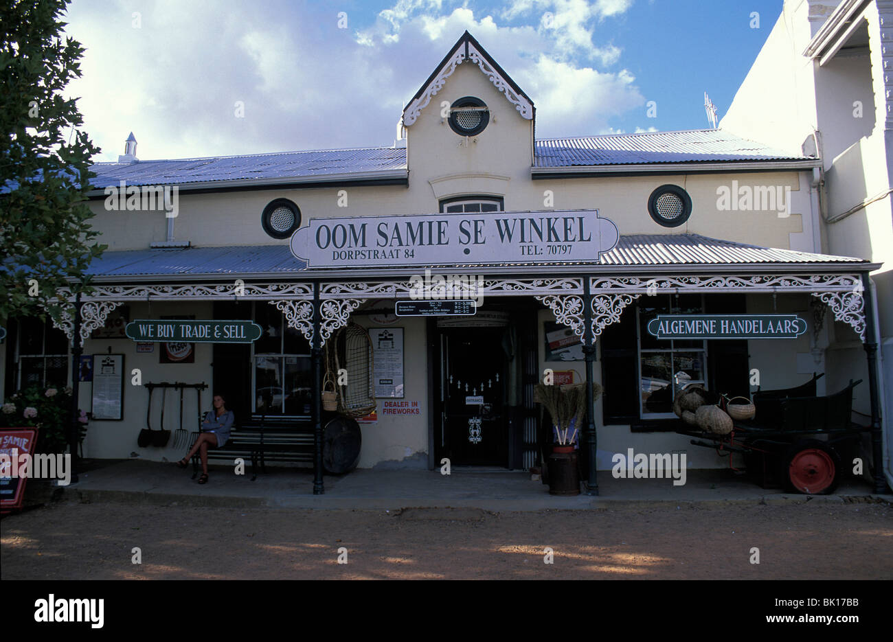 South Africa, Stellenbosch, Oom Samie se winkel Stock Photo - Alamy