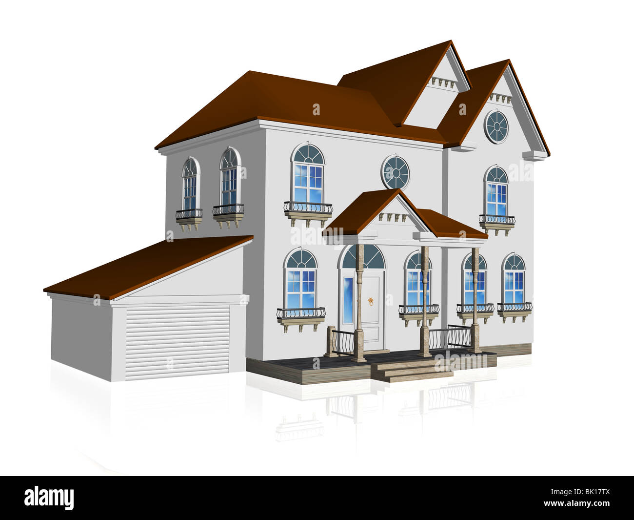 Row house Cut Out Stock Images & Pictures - Alamy