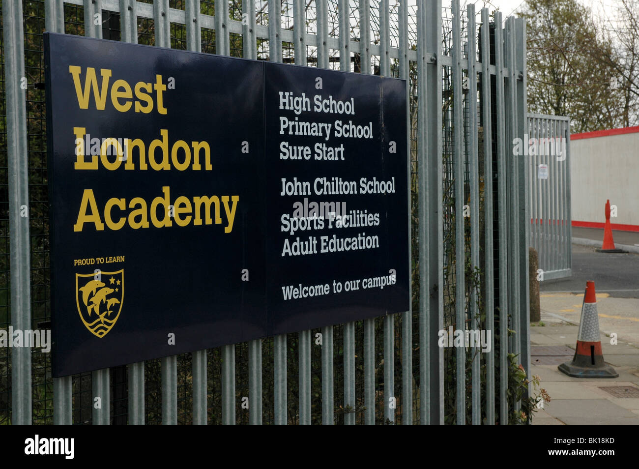 West London Academy Stock Photo - Alamy