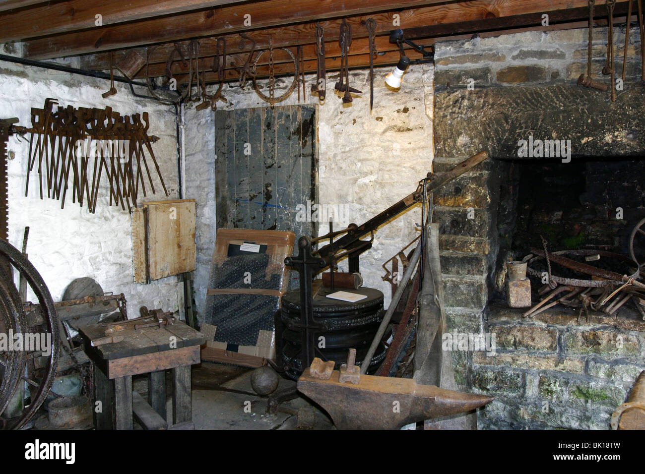 Smithy, North of England Lead Mining Museum, Killhope, Weardale, Durham ...