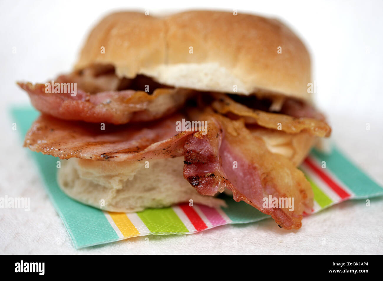 Bacon bap hi-res stock photography and images - Alamy