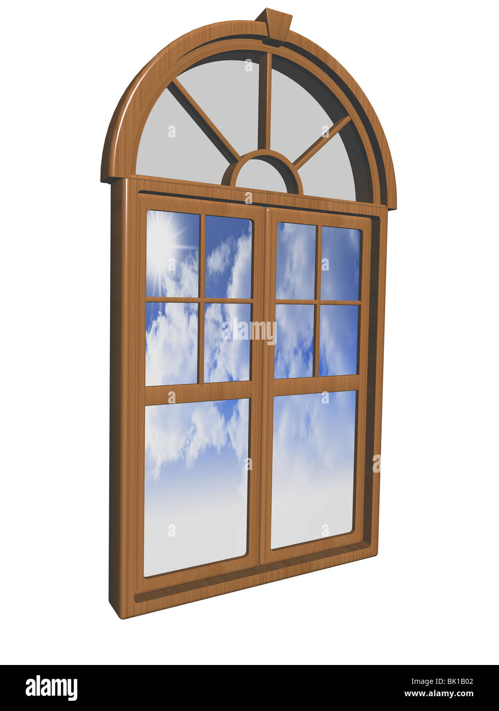 Waiting at the window Cut Out Stock Images & Pictures - Alamy