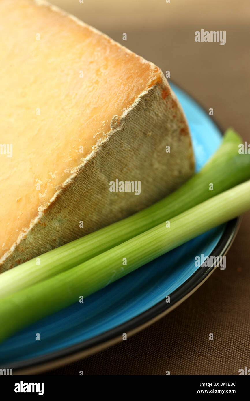 Cheshire Cheese Ploughmans Lunch Plate Stock Photo - Alamy