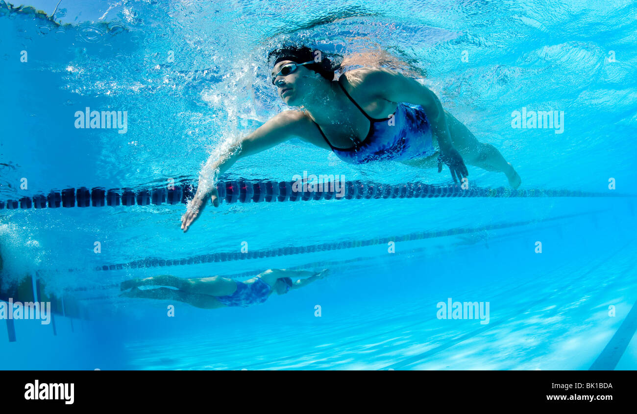 Female swimmers compete in the Orange Bowl Classic Swim Meet, 2010 ...