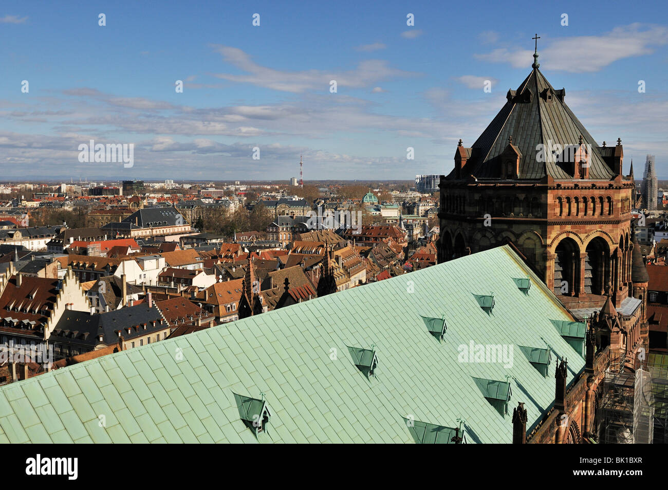 Tower of strasbourg cathedral hi-res stock photography and images - Alamy
