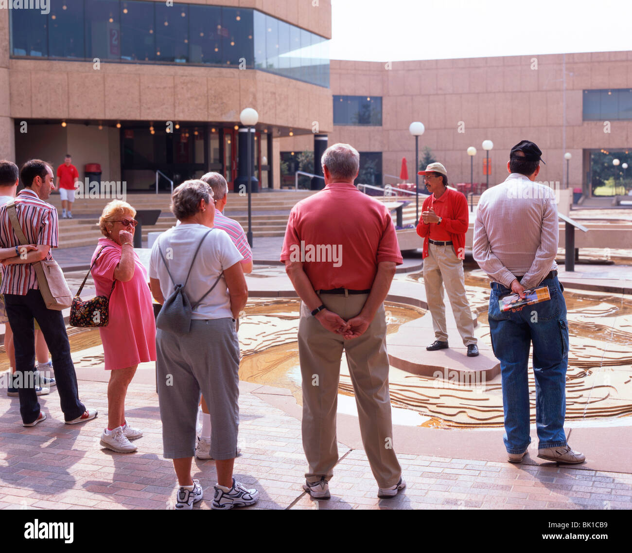 Tourists with Tour Guide in "Mud Island River Park" - Memphis ...