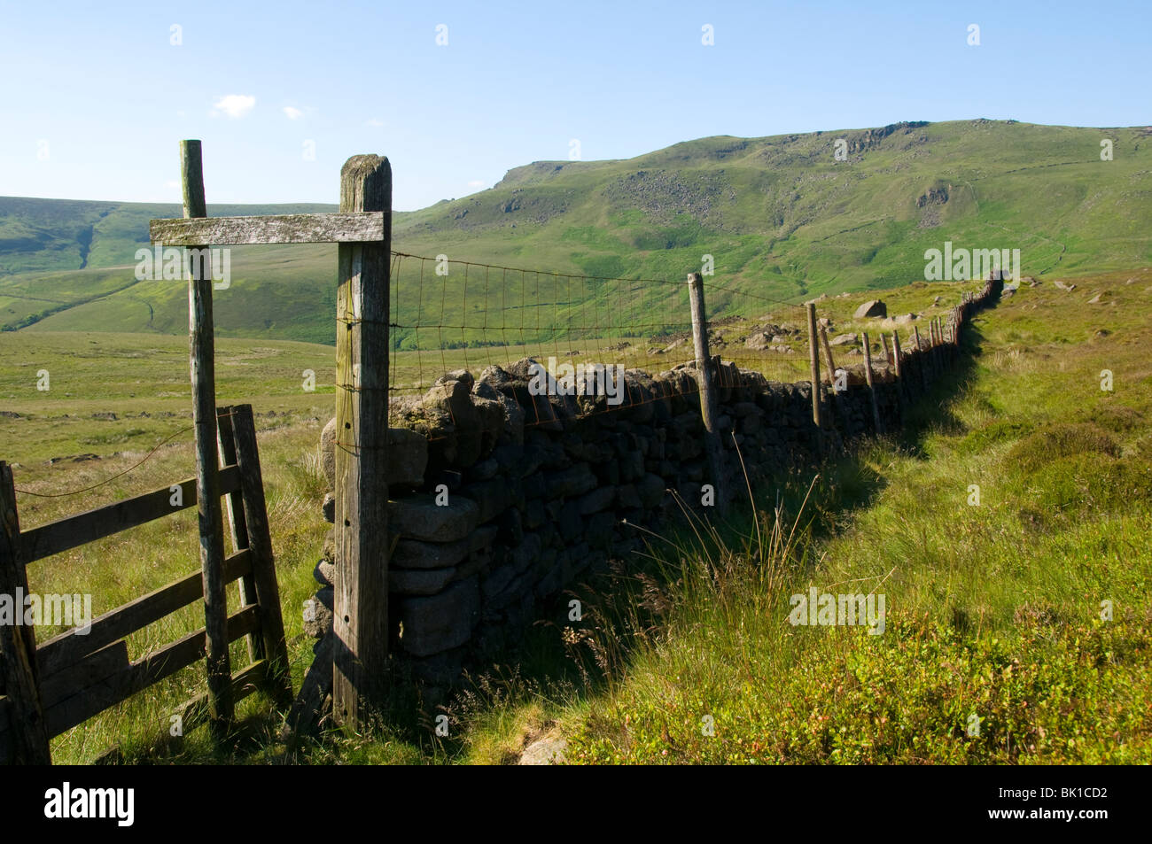 The Kinder Scout plateau, near Hayfield, Peak District, Derbyshire ...