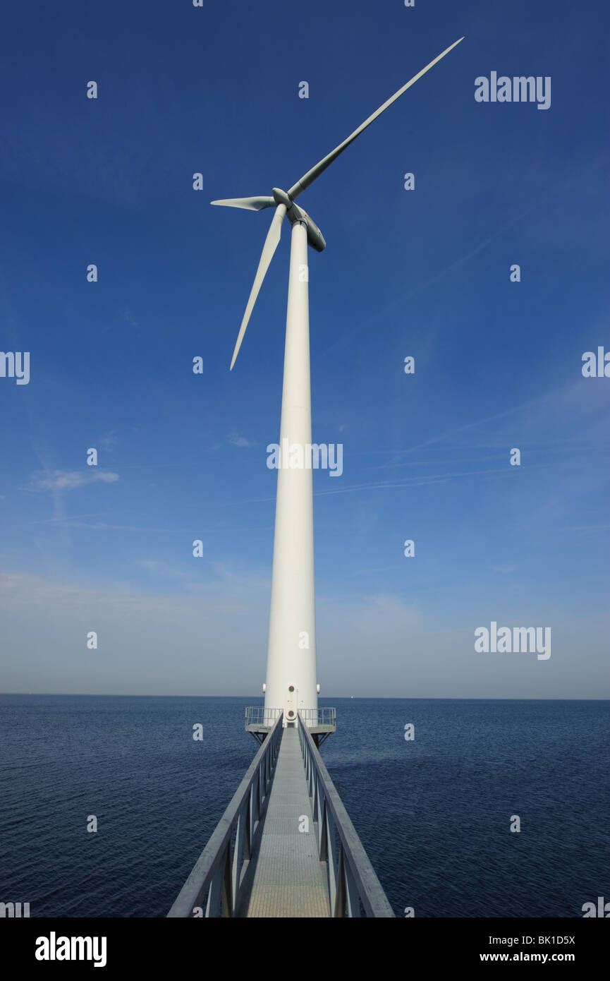 Bridge And Wind Turbine High Resolution Stock Photography and Images ...