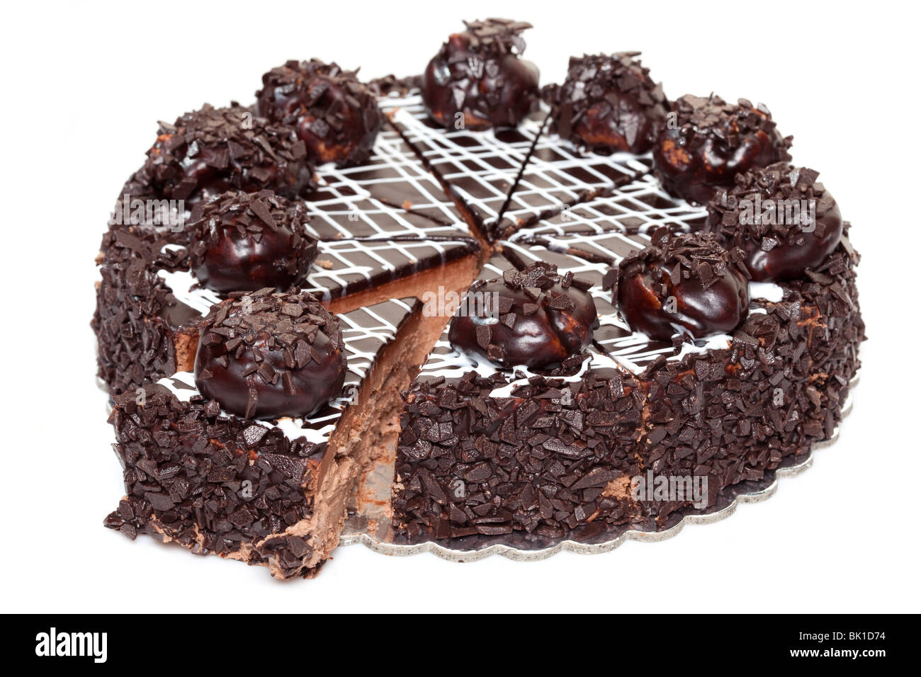 Slice cake isolated Cut Out Stock Images & Pictures - Alamy