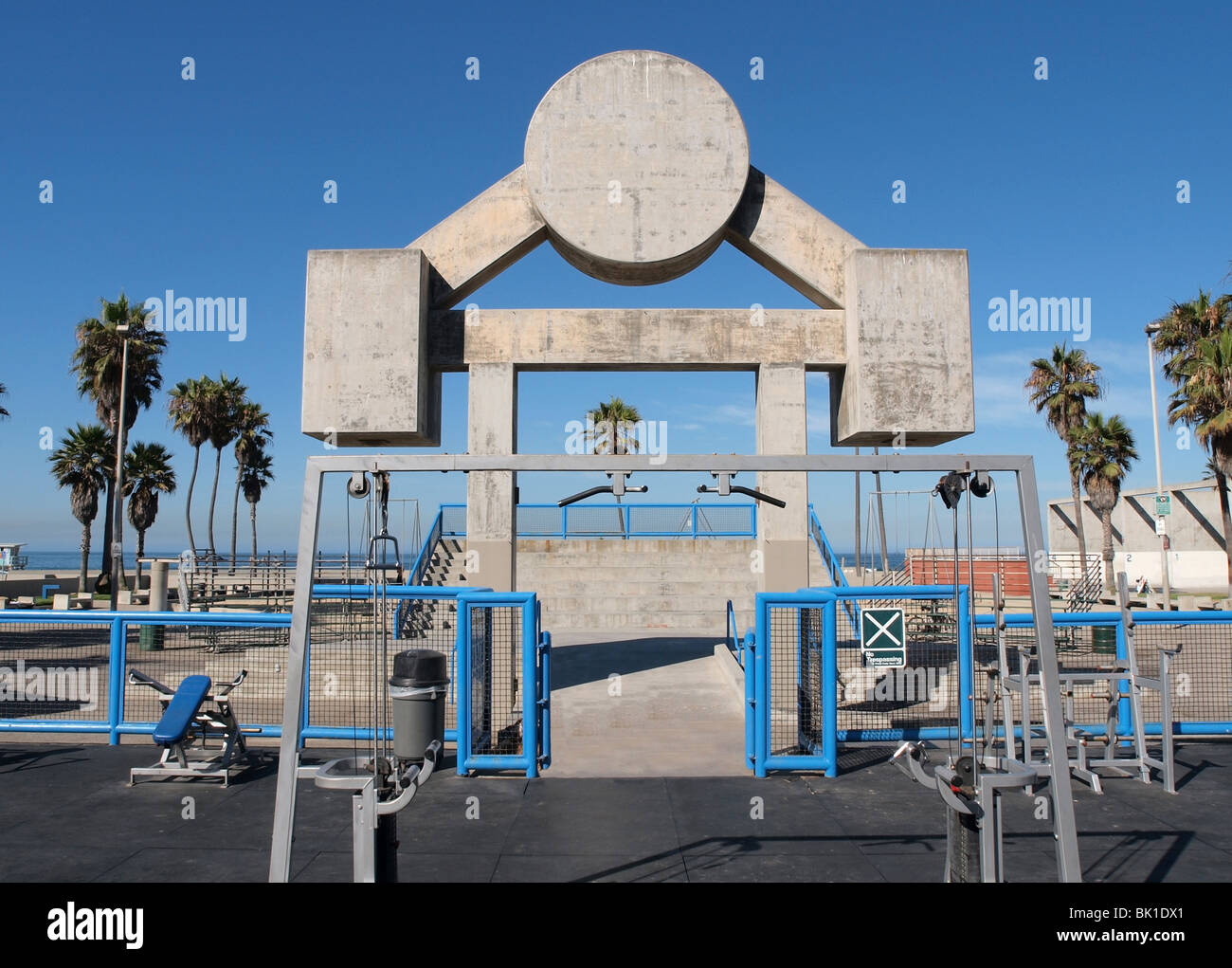 Venice muscle beach hi-res stock photography and images - Alamy