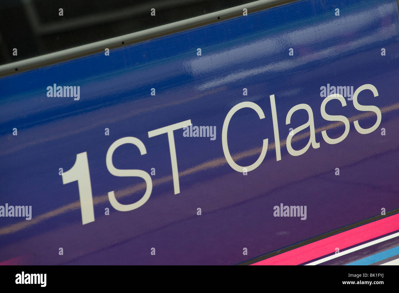 First class train uk sign High Resolution Stock Photography and Images ...