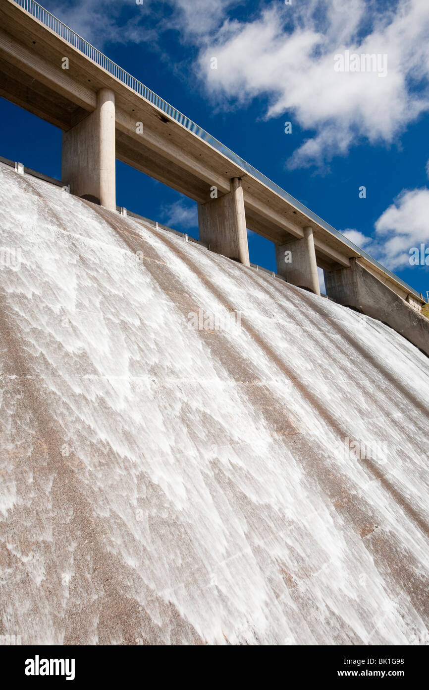 Gathega Dam supplying the water to power Guthega power station as part ...