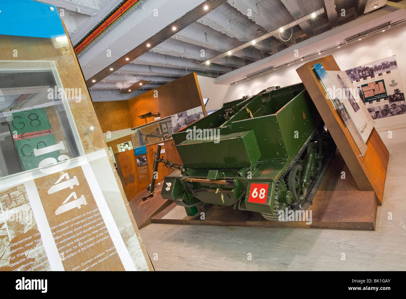 Inside the Durham Light Infantry Museum Stock Photo - Alamy