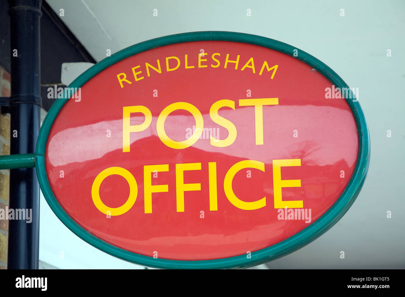 Post Office sign Rendlesham Suffolk Stock Photo - Alamy